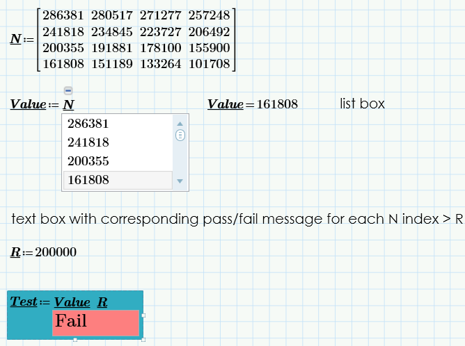 How To Conditionally Format Your Results With Text Box Advanced Controls Mathcad 