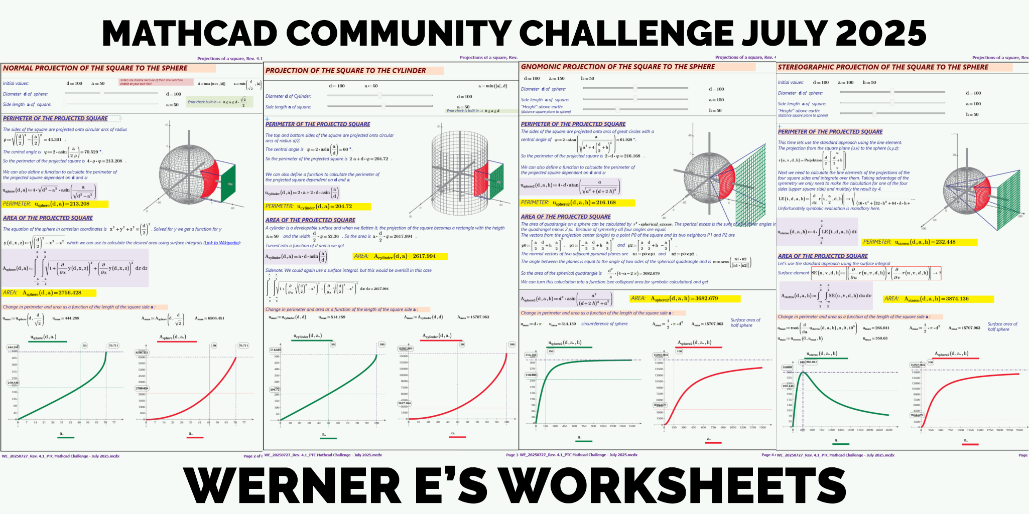 Mathcad Community Challenge July 2025: Projection | Mathcad