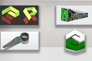 Creo Community Challenge May 2024: Sketching Personal Logos | PTC